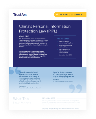 Flash Guidance: China’s Personal Information Protection Law (PIPL ...