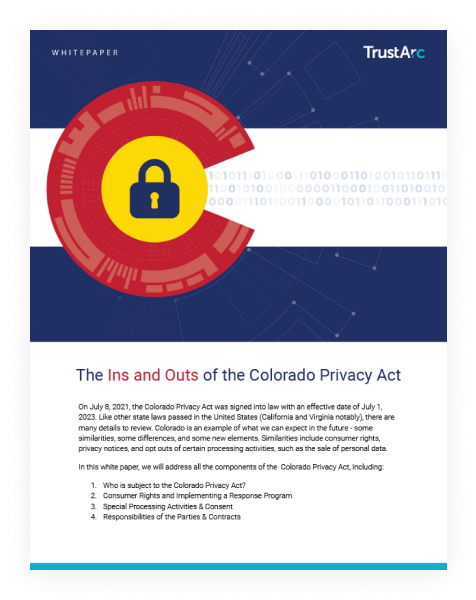 The Ins and Outs of the Colorado Privacy Act | TrustArc